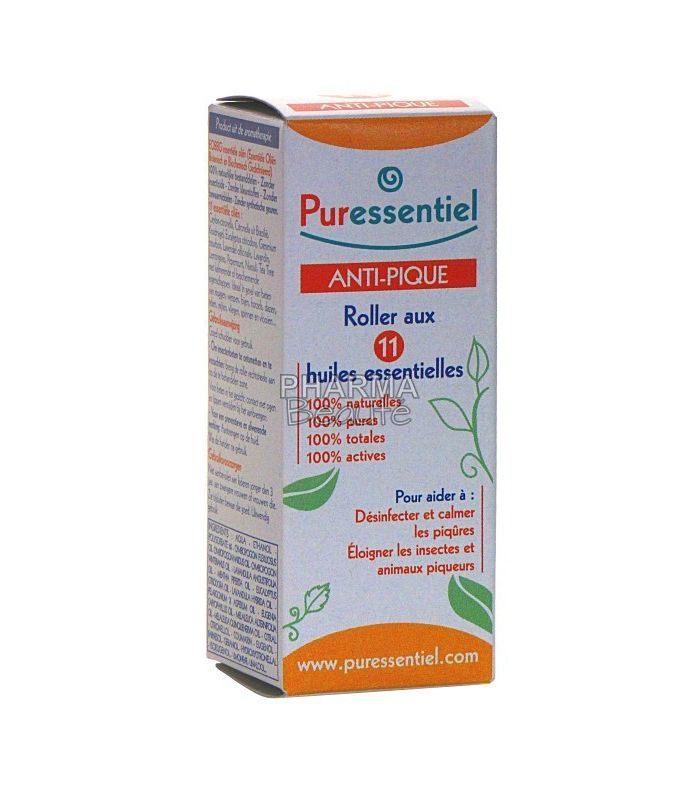 Puressentiel Anti Pique Roller Aux 11 Huiles Essentielles 5ml Pas Cher
